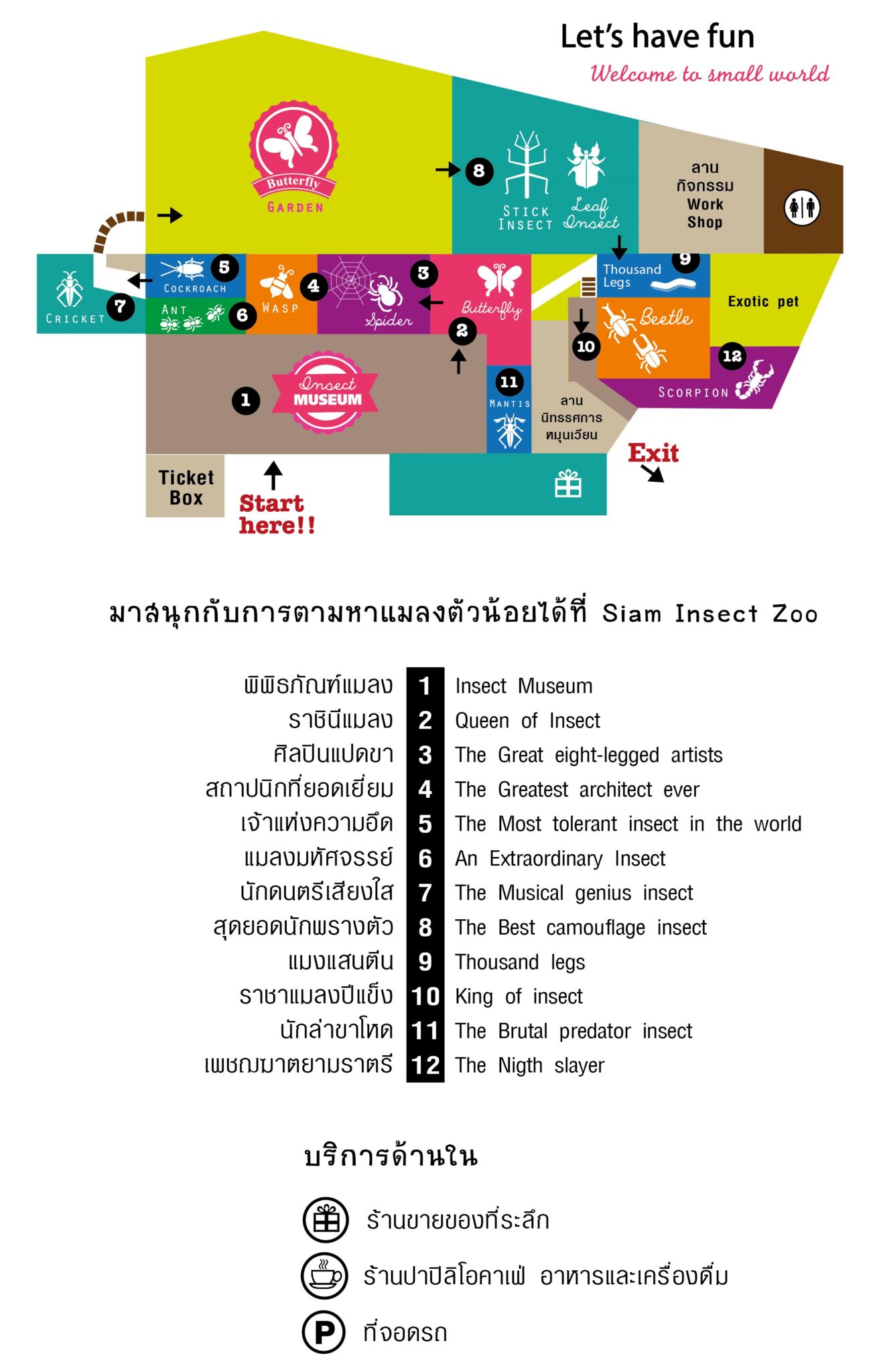 แผนที่ภายใน – SIAM INSECT ZOO